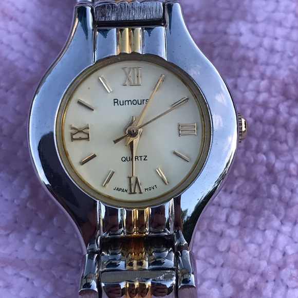 Rumours | Accessories | Rumors Silver And Gold Tone Wrist Watch | Poshmark